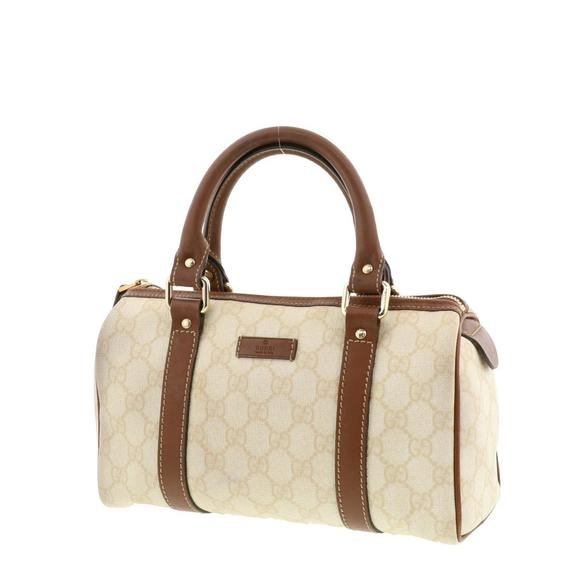 Gucci | Bags | Gucci Handbag Tan Gg | Poshmark